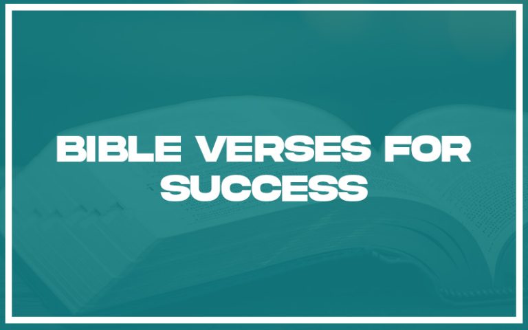 31+ Bible Verses about Success (with Related Verses) - Christianity Path