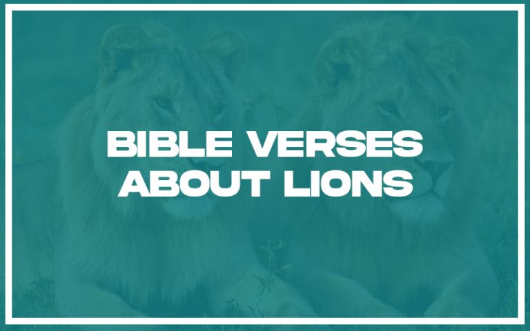 31+ Bible Verses about Lions (with Related Verses) - Christianity Path