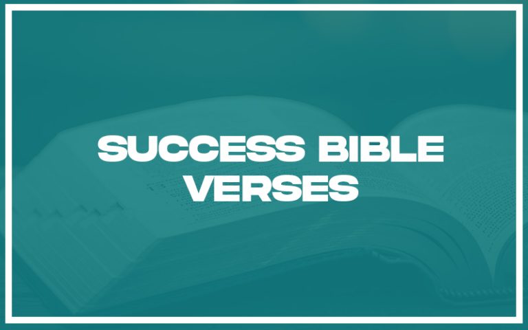 31+ Success Bible Verses (with Related Verses) - Christianity Path