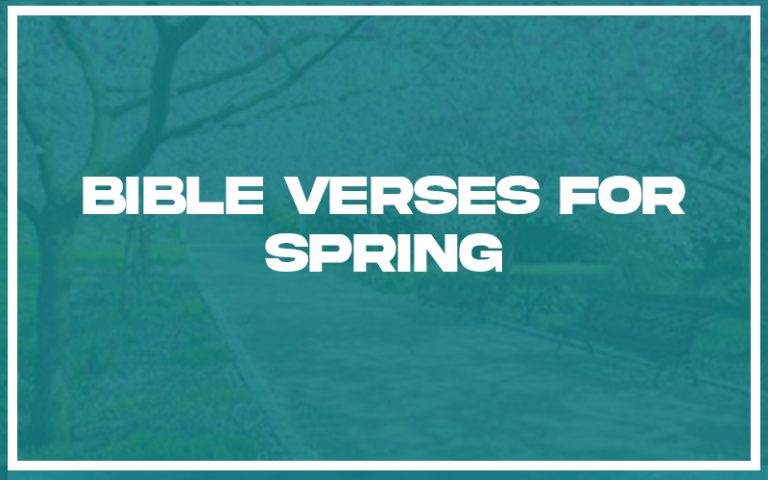 31 Bible Verses About Spring (with Related Verses) - Christianity Path