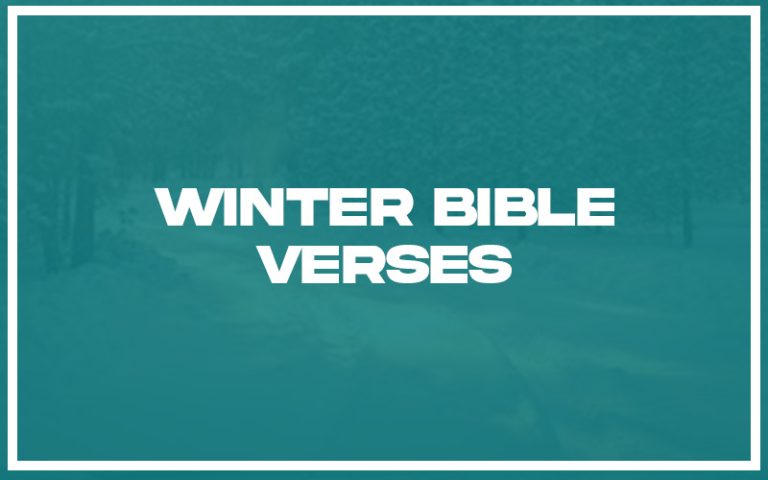 31 Bible Verses about Winter (with Related Verses) - Christianity Path