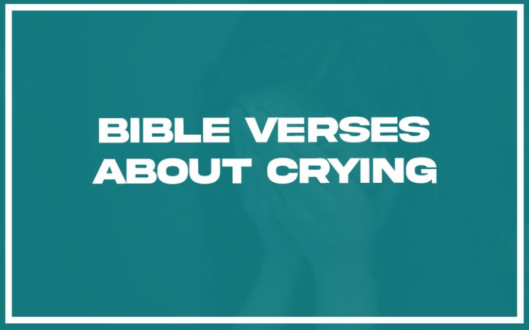 31 Bible Verses About Crying (with Related Verses) - Christianity Path