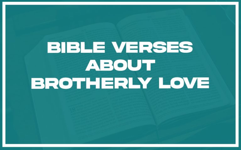 31 Bible Verses About Brotherly Love (with Related Verses ...
