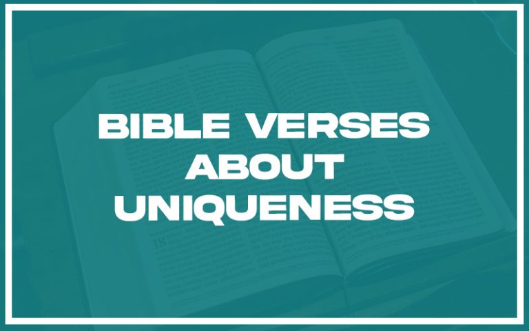31 Bible Verses About Uniqueness (with Related Verses) - Christianity Path