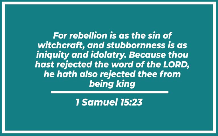 31 Bible Verses About Rebellion (with Related Verses) - Christianity Path
