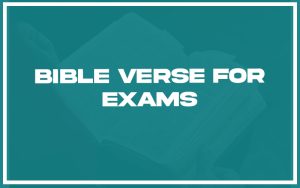 31 Bible Verse For Exams (With Related Verses) - Christianity Path