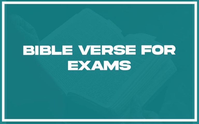 31 Bible Verse For Exams (With Related Verses) - Christianity Path
