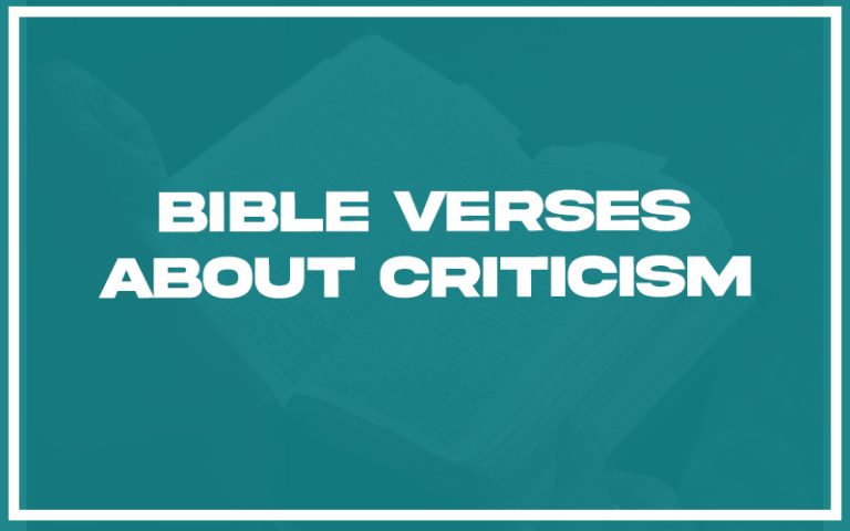 31 Bible Verses About Criticism (with Related Verses) - Christianity Path