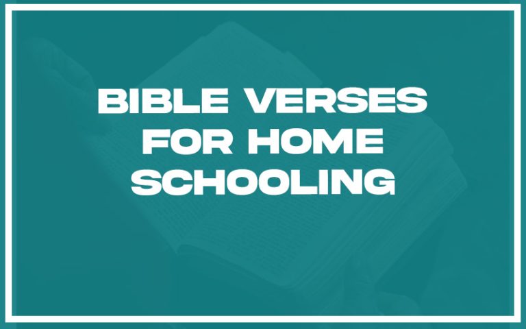 31 Bible Verses For Home Schooling (with Related Verses) - Christianity ...