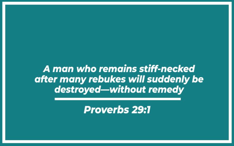 31 Bible Verses About Stubborness (with Related Verses) - Christianity Path