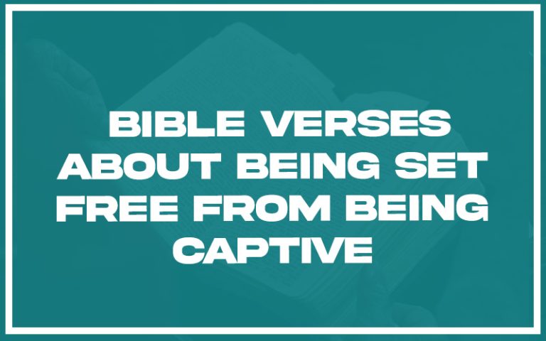 31 Bible Verses About Being Set Free From Being Captive (with Related ...