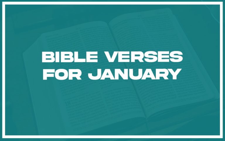 31 Bible Verses For January (with Related Verses) - Christianity Path